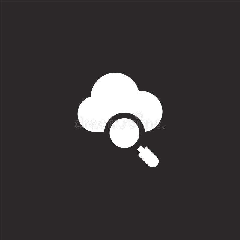 Cloud Icon. Filled Cloud Icon for Website Design and Mobile, App ...