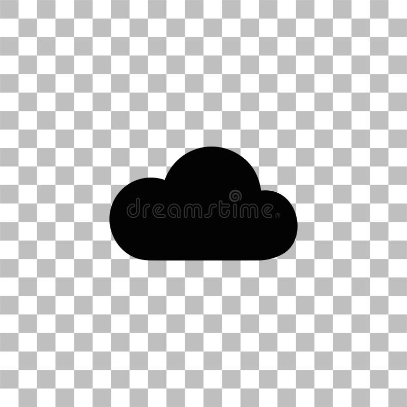 Cloud icon flat stock vector. Illustration of communication - 149227384