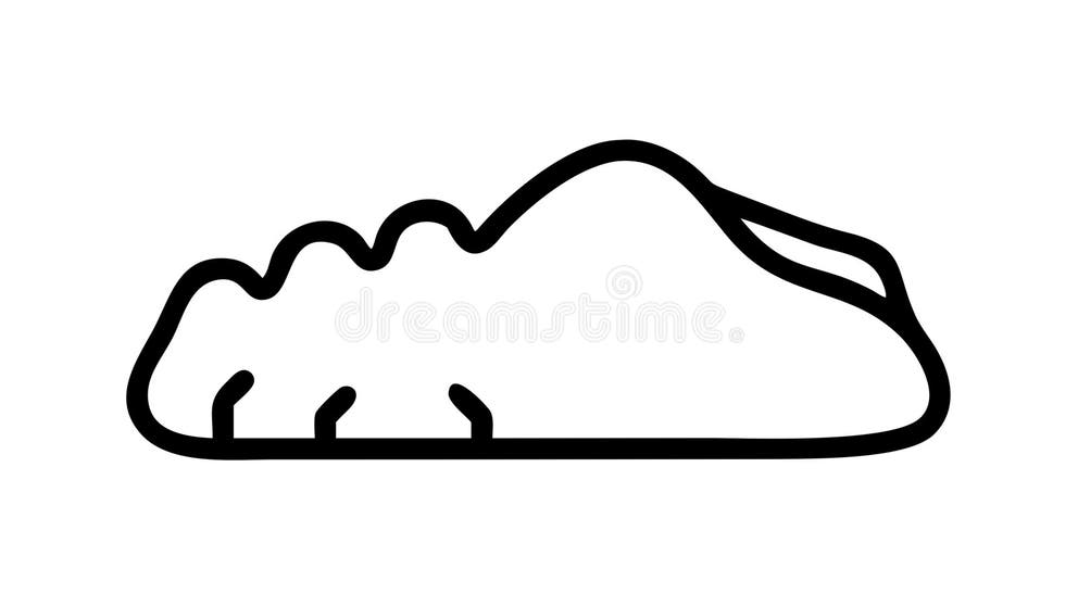 Cloud Icon Outline Simple Weather Symbol for Sky and Cloudy Conditions ...