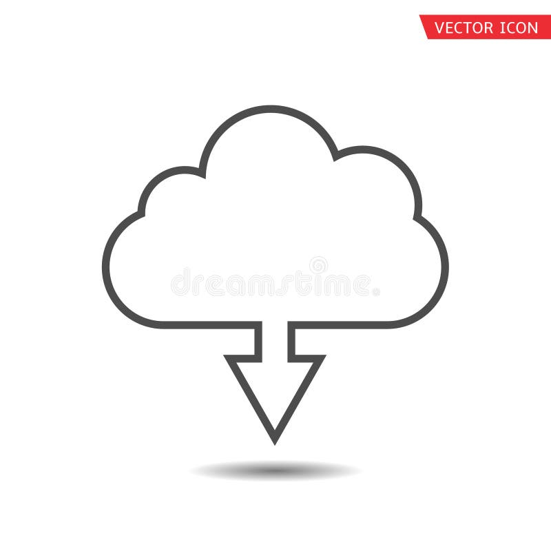 Cloud icon set stock illustration. Illustration of hybrid - 153995270
