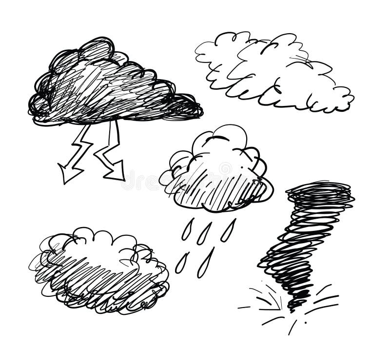 Cloud Icon Set. Vector stock vector. Illustration of vector - 111503645