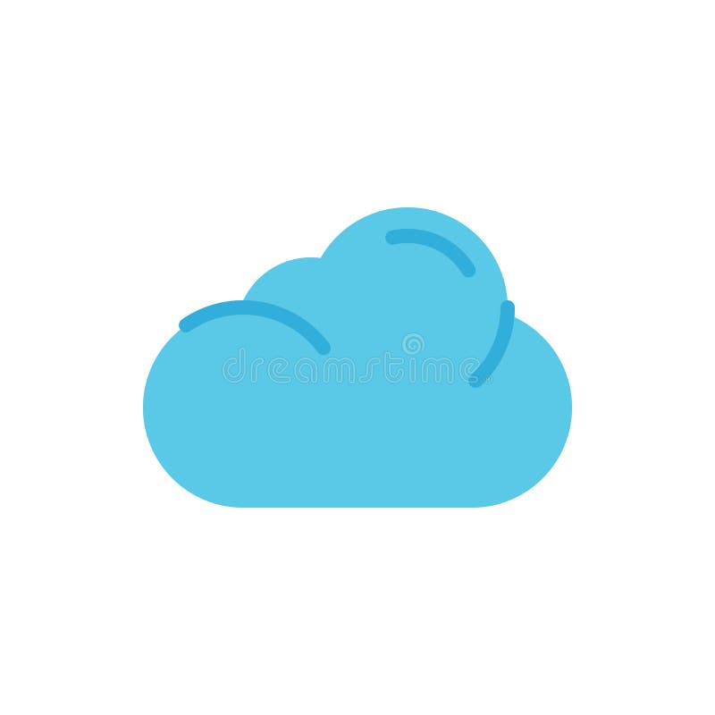 Cloud Icon, Sky Vector Illustration Stock Vector - Illustration of ...