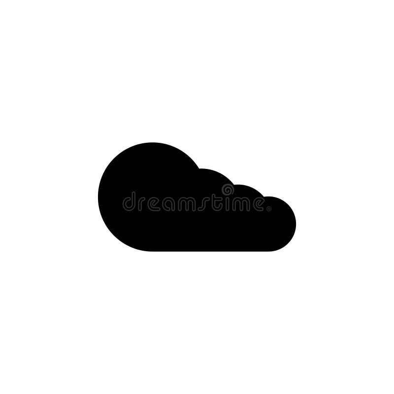 Cloud Icon Vector. Cloud Vector Stock Vector - Illustration of thin ...