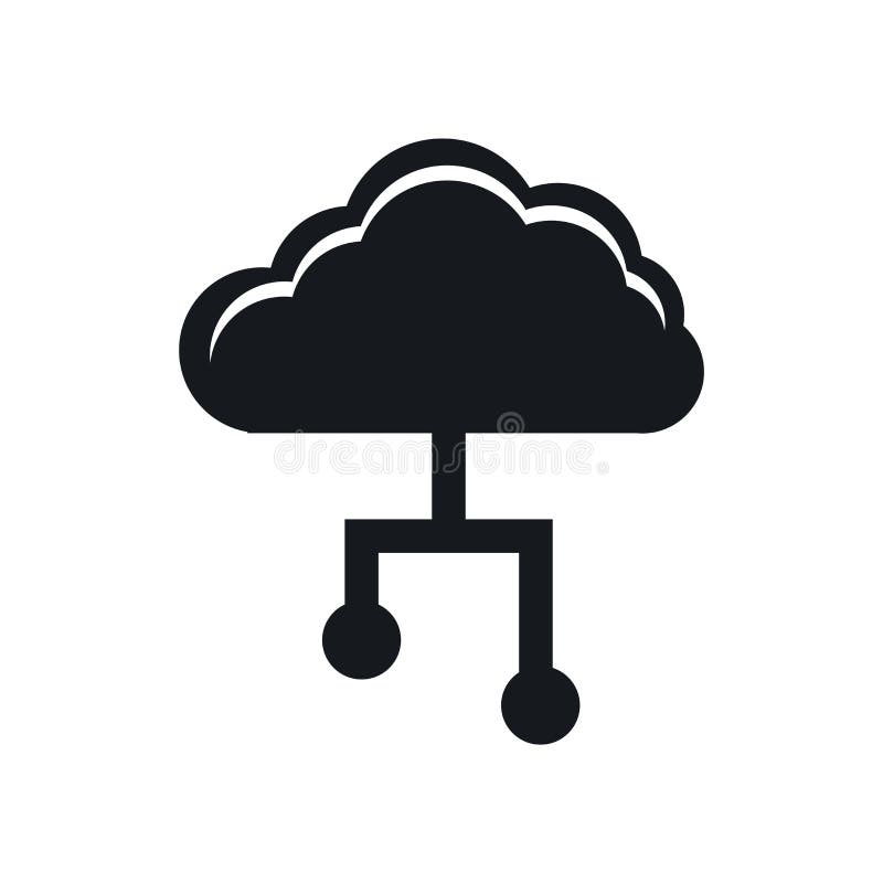Cloud Icon Vector Sign and Symbol Isolated on White Background, Cloud ...