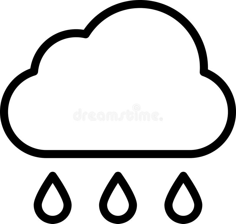 Cloud Icon. Vector Symbol for Forecast and Online Data Storage Stock ...