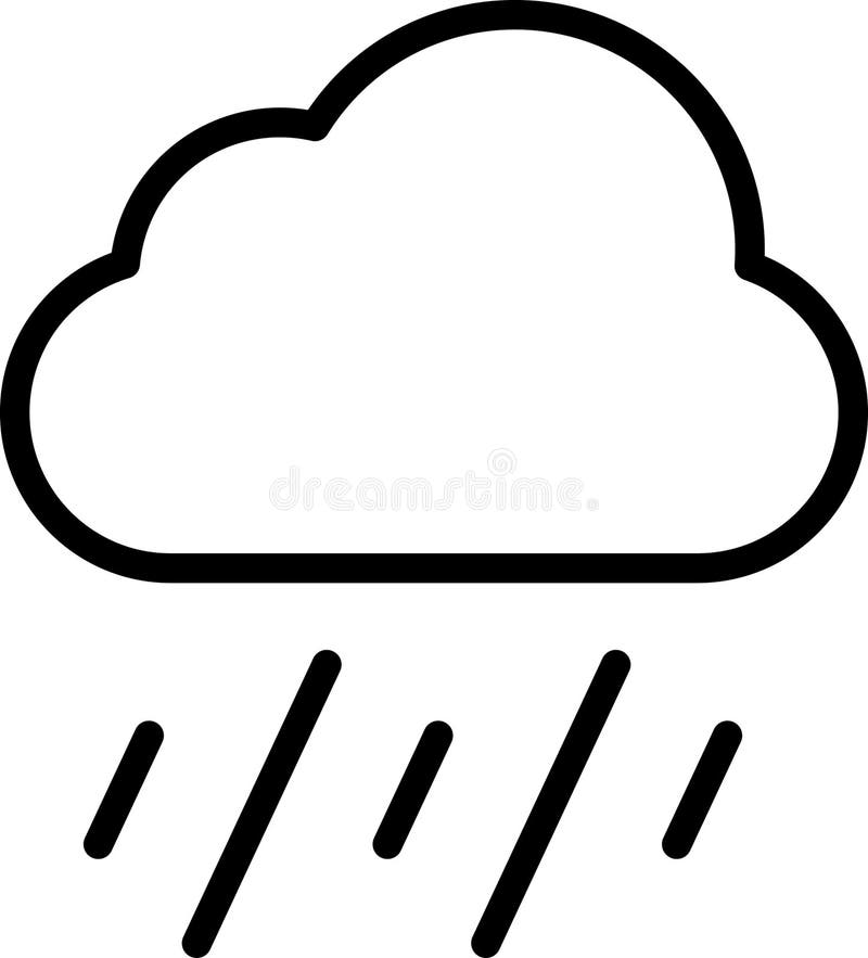 Cloud Icon. Vector Symbol for Forecast and Online Data Storage Stock ...