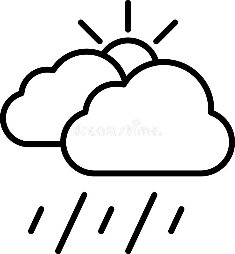 Cloud Icon. Vector Symbol for Forecast and Online Data Storage Stock ...