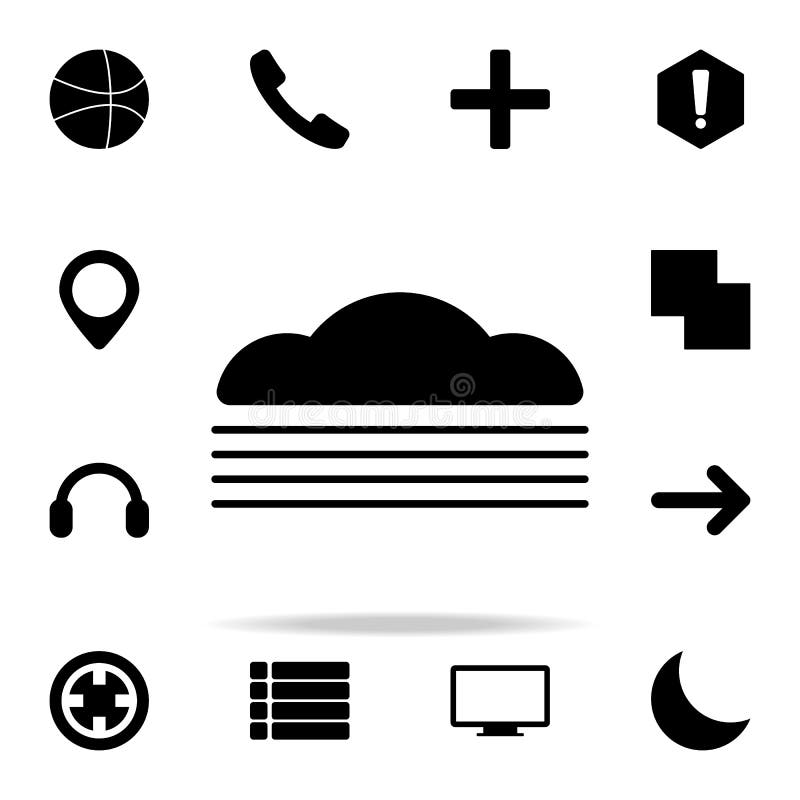 Cloud Icon. Web Icons Universal Set for Web and Mobile Stock ...