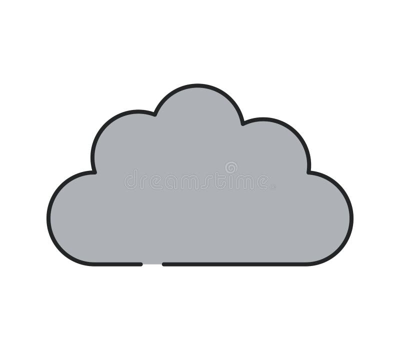 Cloud icon stock illustration. Illustration of frame - 136979193
