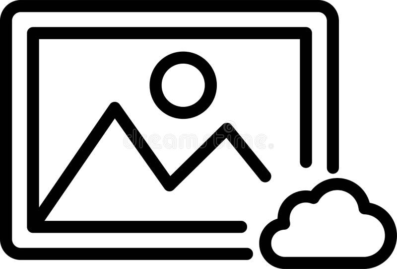 Cloud Image Isolated Vector Icon Which Can Easily Modify or Edit Stock ...