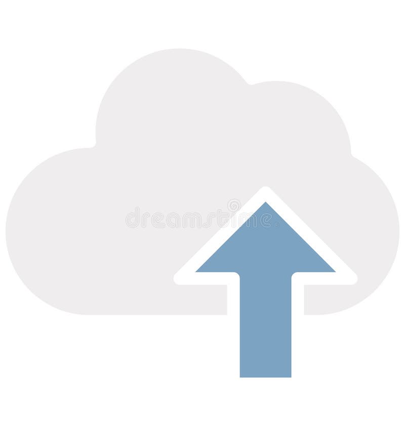 Cloud Isolated Vector Icon Which Can Easily Modify or Edit Stock Vector ...