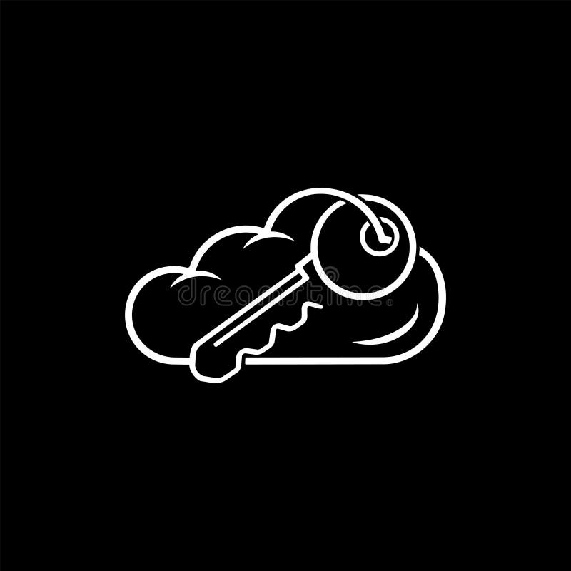 Cloud Key Design Template. Vector and Illustration. Stock Vector ...