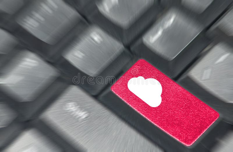 Cloud keyboard stock photo. Image of white, solution - 61075806