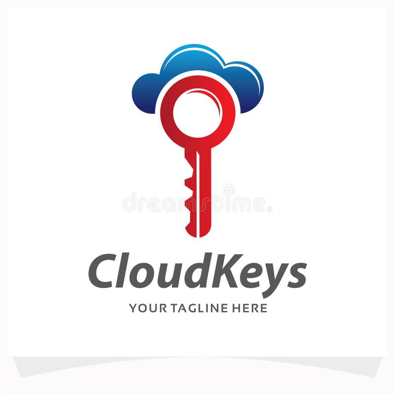 Keys Tech Logo Design Template Stock Vector - Illustration of ...