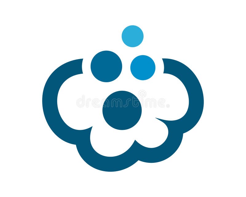 Cloud Lab 1 Logo Icon Template Stock Vector - Illustration of logo ...
