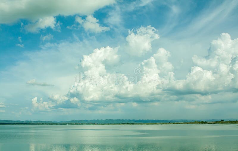 Cloud with lake stock photo. Image of lake, scenic, nature - 85795418