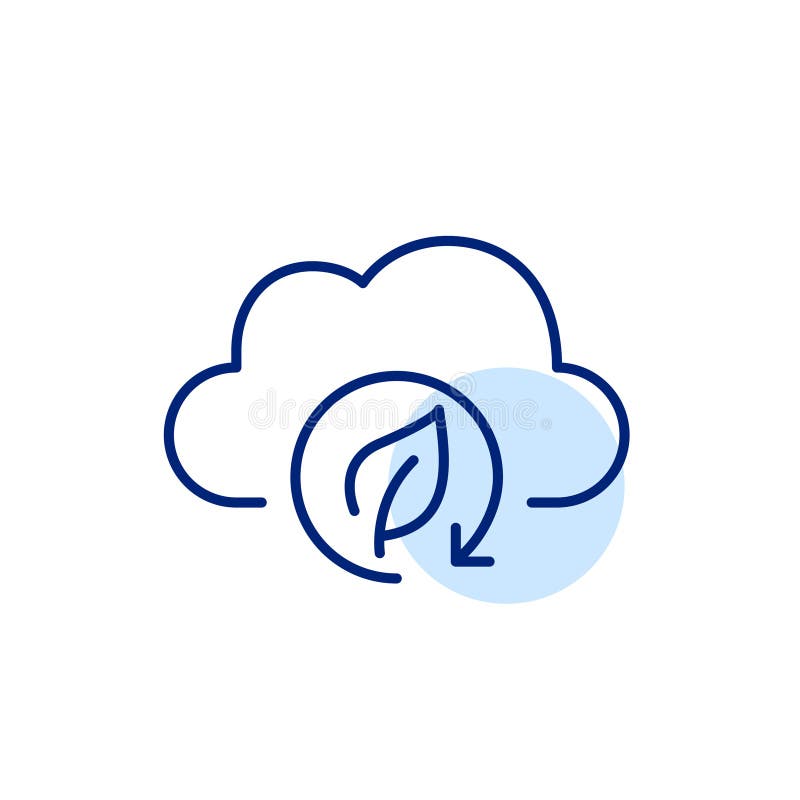 Cloud and Leaf in Renew Arrows. Cleaner Air and Reduced Environmental ...