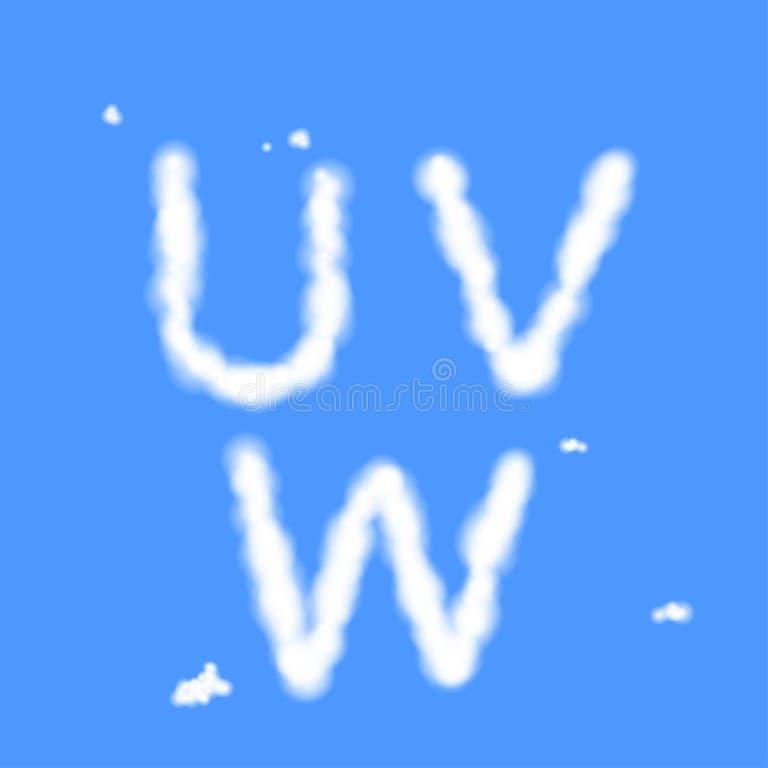 Cloudy Letters Stock Illustrations – 980 Cloudy Letters Stock ...