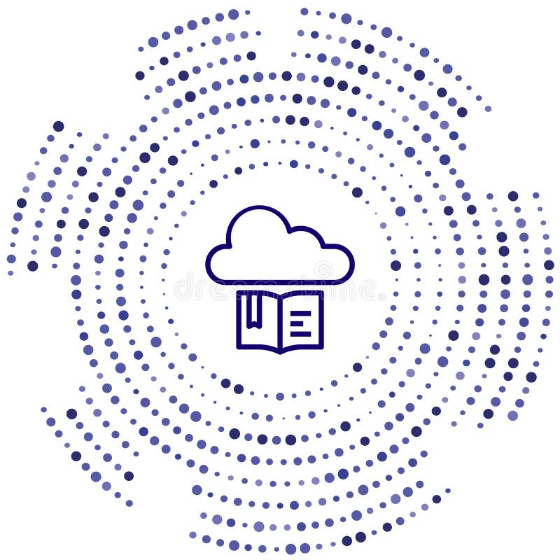 Cloud Library Vector Icon. Cloud Library Editable Stroke Stock Vector ...