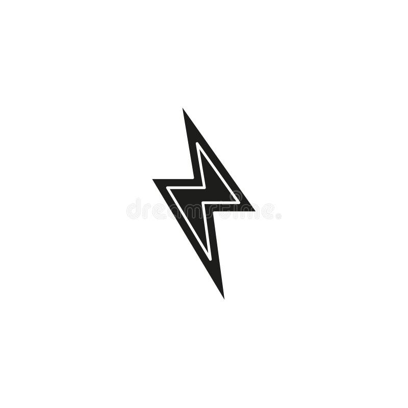 Cloud Lightning Icon - Thunder Storm Stock Illustration - Illustration ...