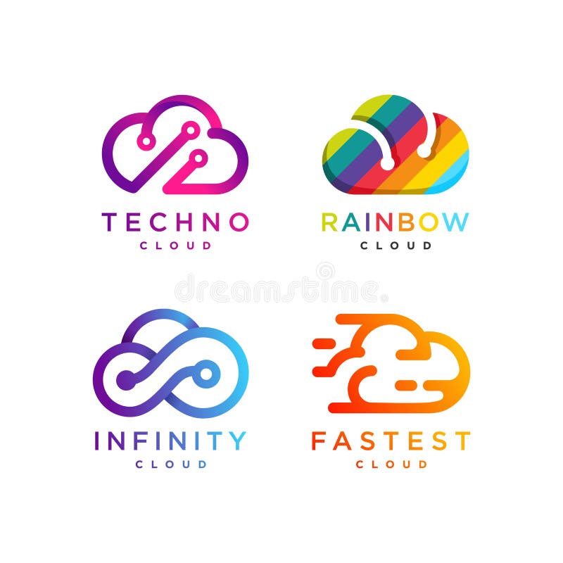 Rainbow Internet Technology Wave Background Stock Illustration ...