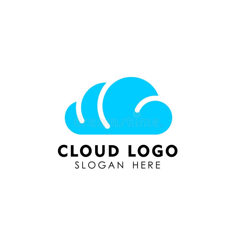 Cloud Logo Designs Template Vector Icon Stock Vector - Illustration of ...