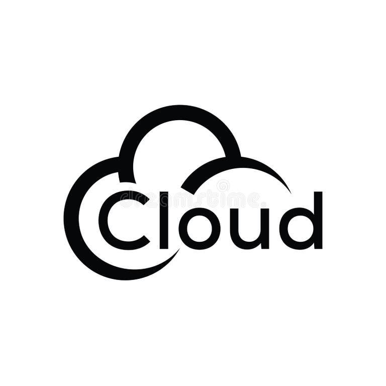 Cloud Logo Design Vector Template Stock Illustration - Illustration of ...