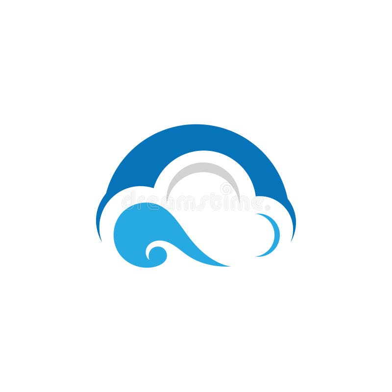 Cloud Logo stock illustration. Illustration of transfer - 352926307