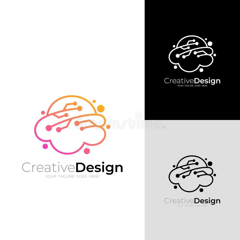 Cloud Logo. Cloud Computing Template. Creative. Internet Global. Upload ...