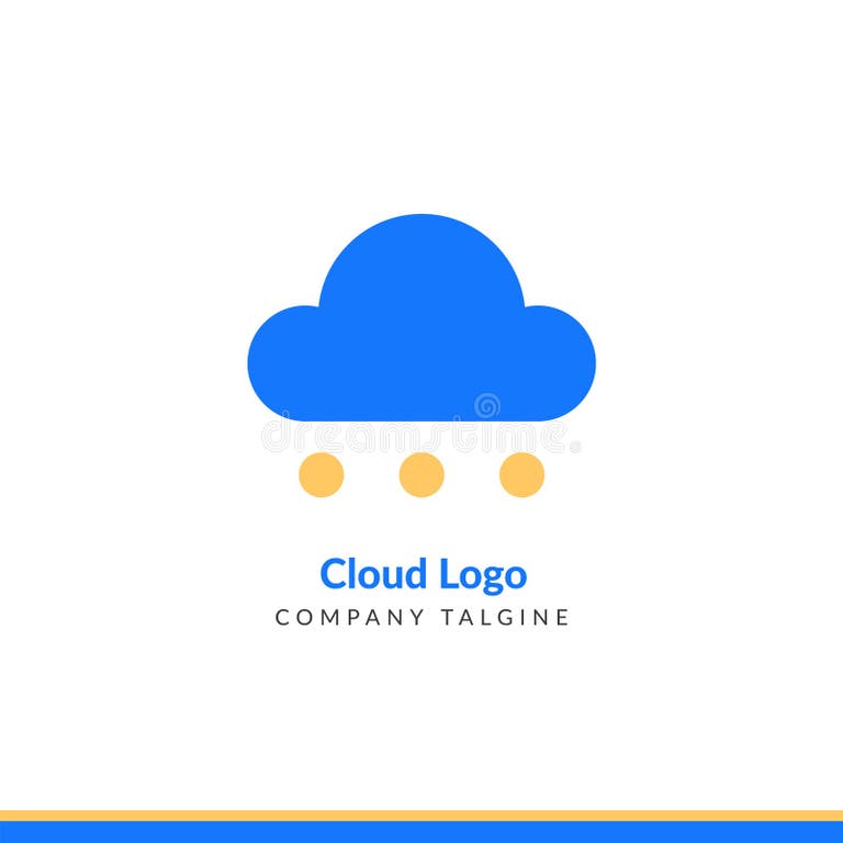 Cloud Logo Saas a Platform. Cloud Platform for Business Stock Vector ...