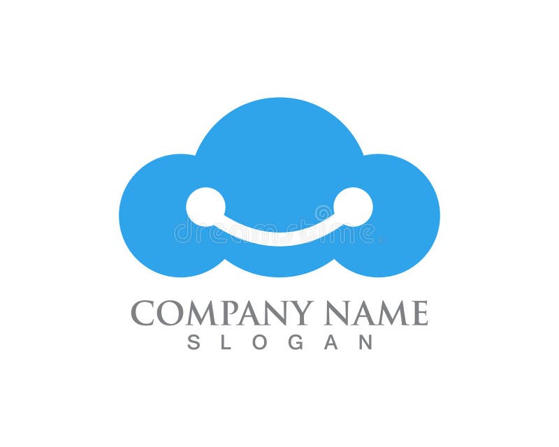 Cloud Logo Servers Data and Symbols Icons Stock Vector - Illustration ...