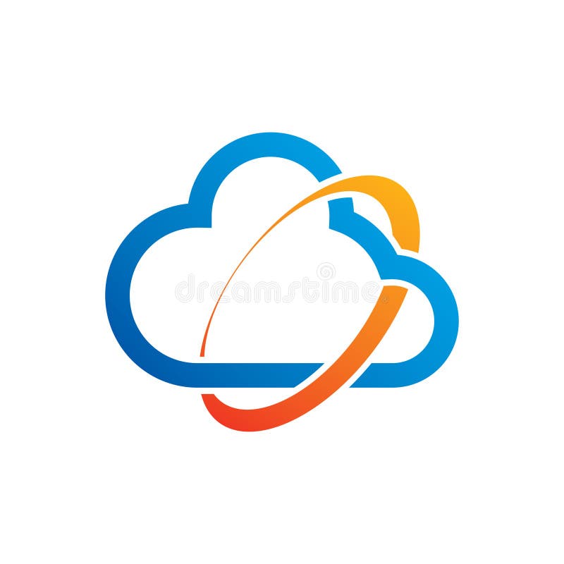 Cloud Logo , Storage Logo Vector Stock Illustration - Illustration of ...
