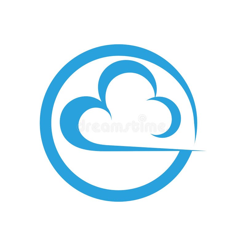 Cloud Logo Template Vector Illustration Design Icons Stock Illustration ...