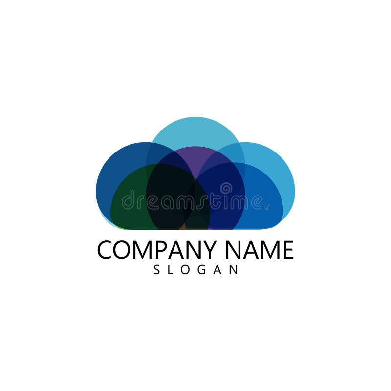 Cloud Logo vector stock vector. Illustration of symbol - 135280921