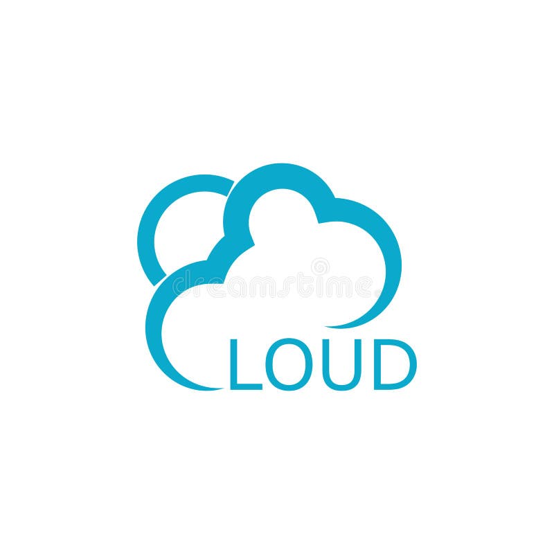 Cloud logo vector stock vector. Illustration of design - 193978872
