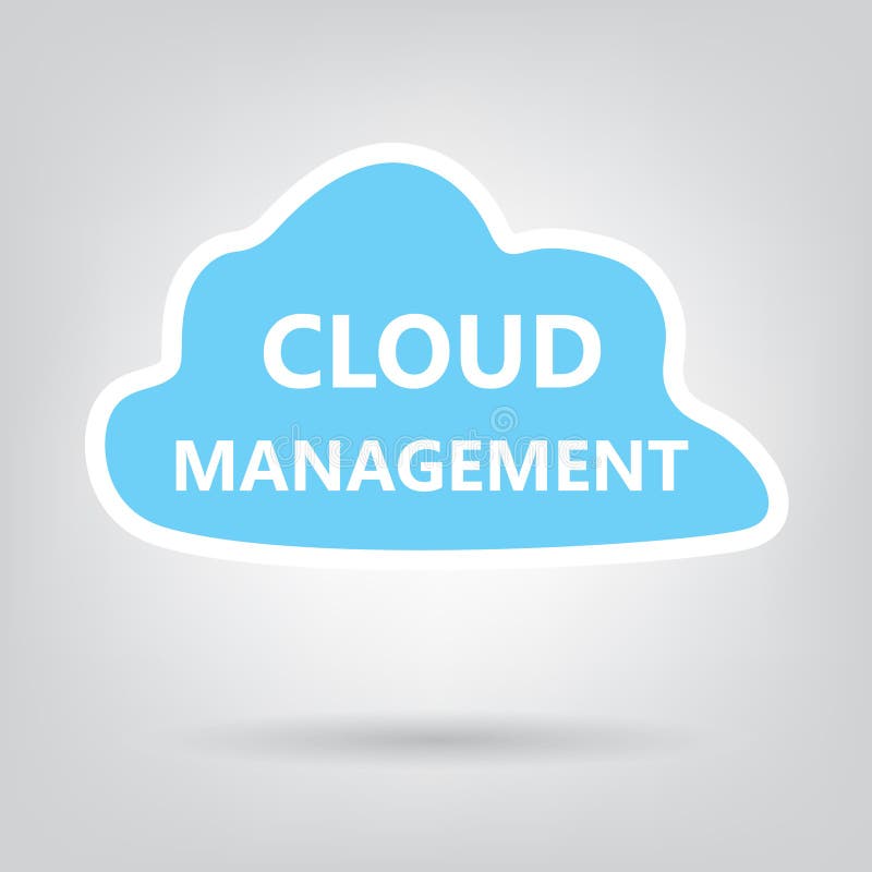 Cloud management concept stock vector. Illustration of computing ...