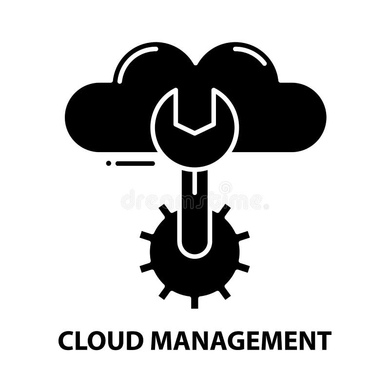 Server Management Icon, Linear Isolated Illustration, Thin Line Vector ...