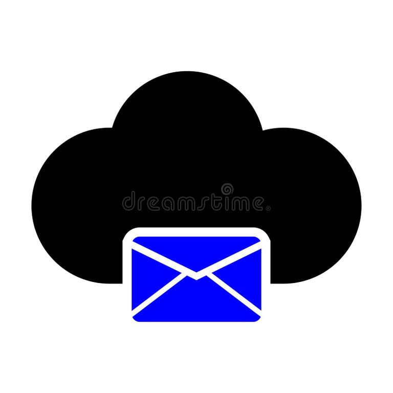 Cloud Massage Icon stock vector. Illustration of cloud - 243634471