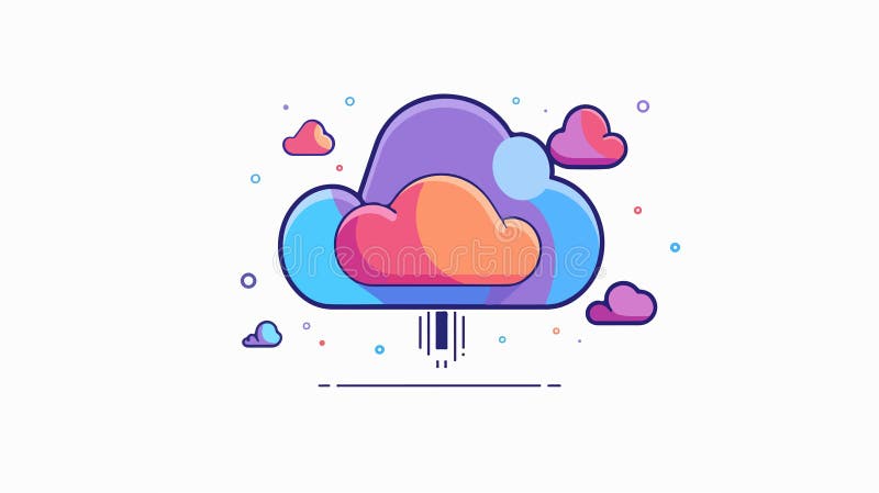 Cloud Migration Icon for Seamless Data Transfer in Cloud Computing Solutions Stock Vector ...