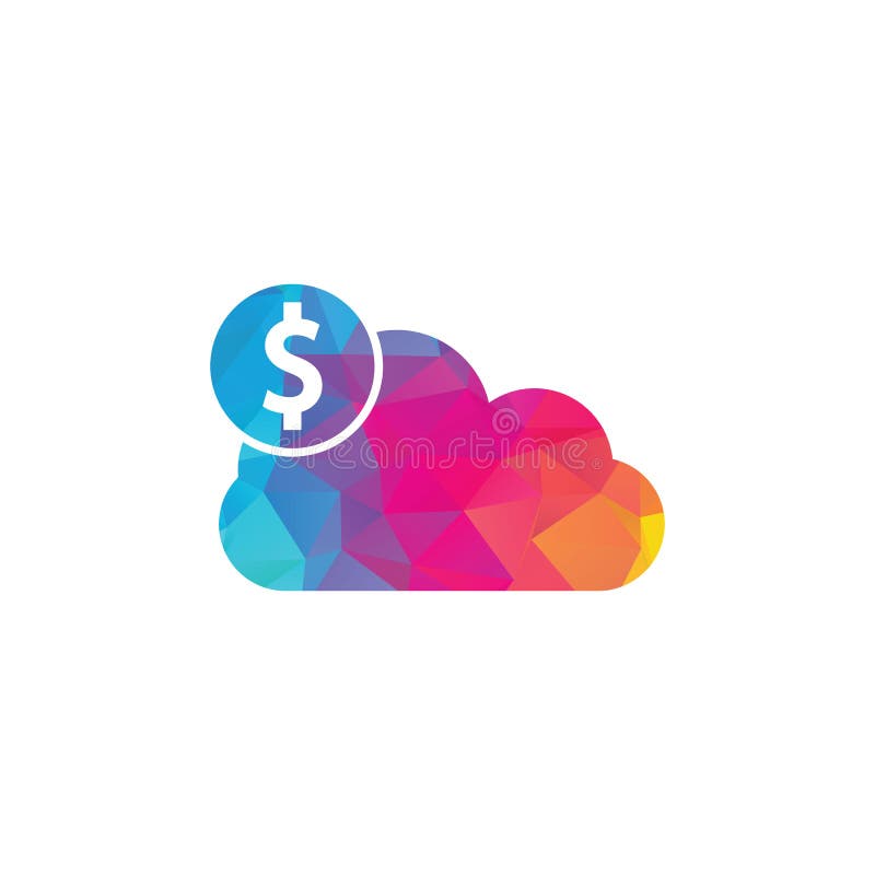 Cloud Money Logo Vector. Cloud Pay Logo Stock Vector - Illustration of datum, coin: 237576987