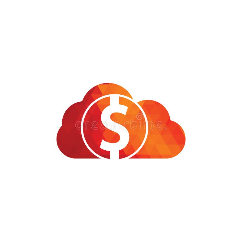 Cloud Money Logo Vector. Cloud Pay Logo Stock Vector - Illustration of finance, graph: 237576989