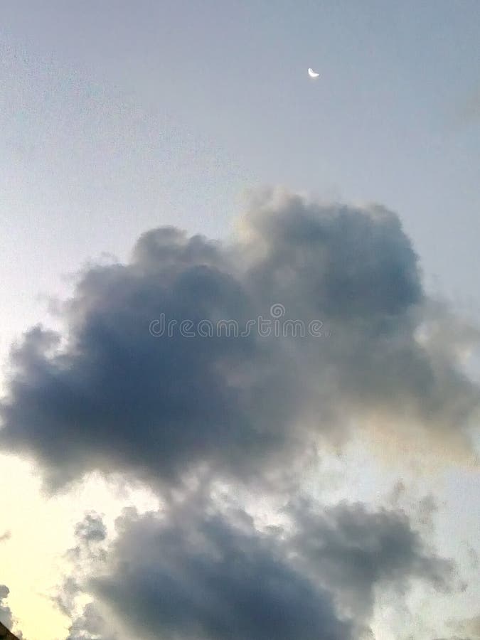Cloud stock photo. Image of moon, cloud, heaven - 130652258