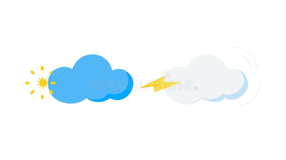 Cloud Movement Atmospheric Flow Icon, Vector Design Generative AI Stock ...