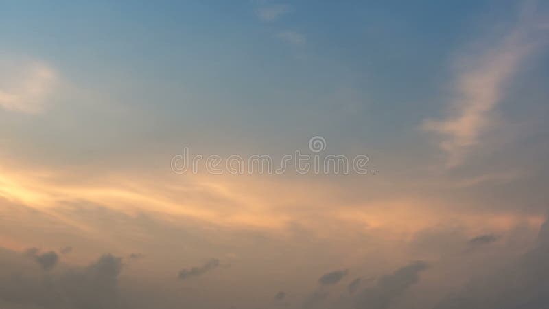 Cloud Movement Change the Color because the Light from the Sun Rising ...