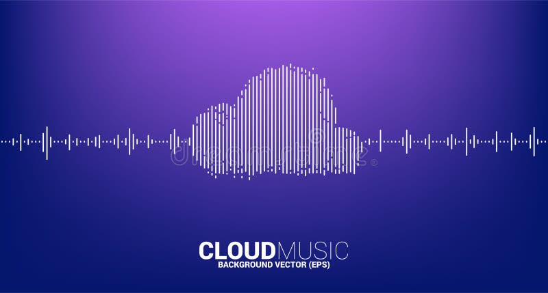 Cloud Music and Sound Technology Concept . Stock Vector - Illustration ...