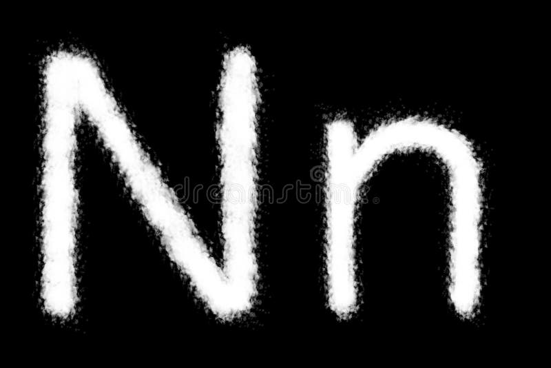 Alphabet N Shape Digital Line Design Stock Vector - Illustration of ...