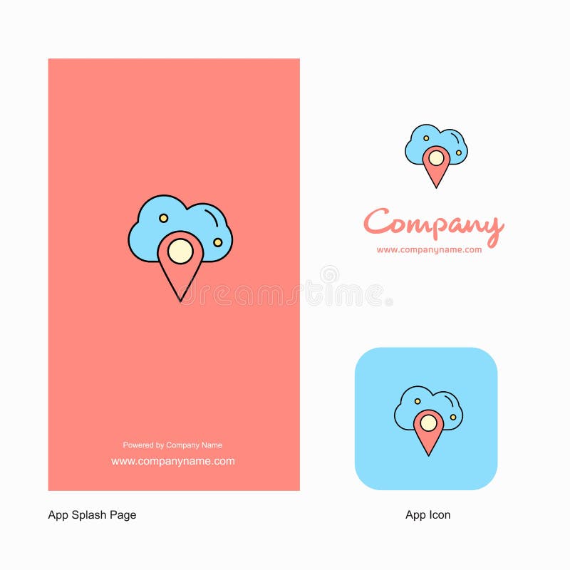 Map Navigation Company Logo App Icon and Splash Page Design. Creative ...