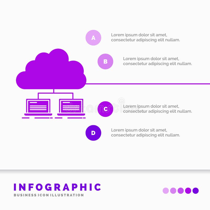 Cloud, Network, Server, Internet, Data Infographics Template for ...