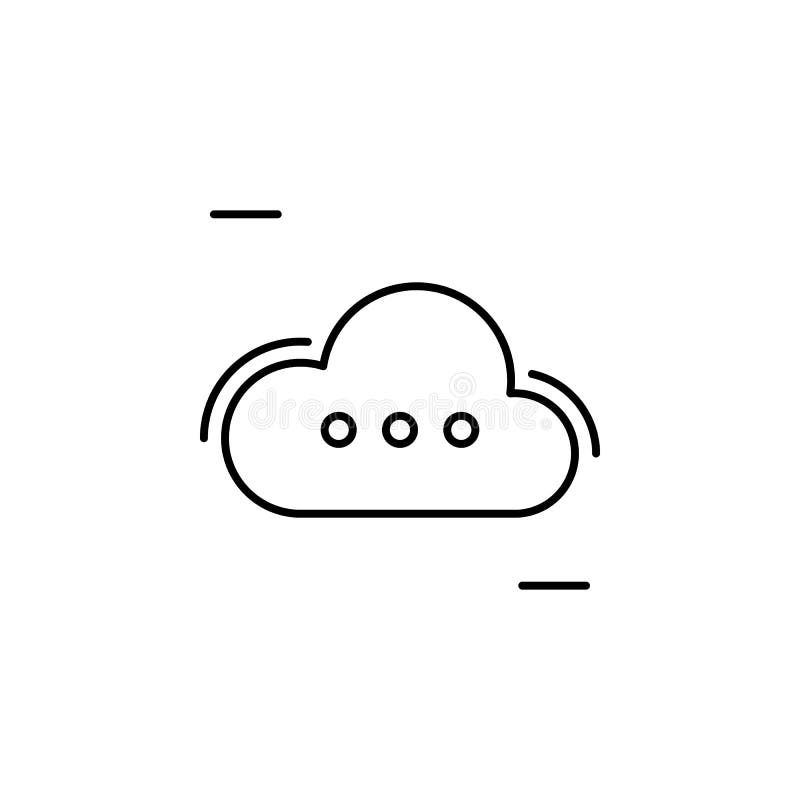 Cloud Networking Icon Simple Line Outline Vector Elements Of Storage And Cloud Icons For Ui