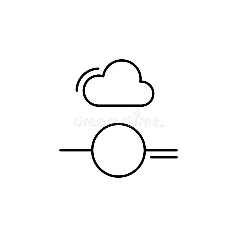 Cloud Networking Icon Simple Line Outline Vector Elements Of Storage And Cloud Icons For Ui